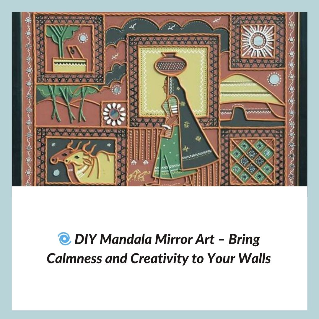 🌀 DIY Mandala Mirror Art – Bring Calmness and Creativity to Your Walls ...