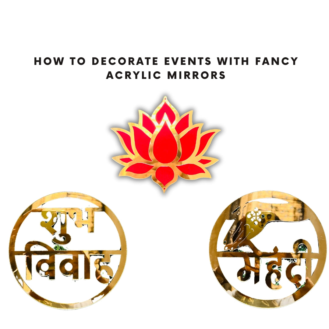 How to Decorate Events with Fancy Acrylic Mirrors – Mirror Glass World Wide