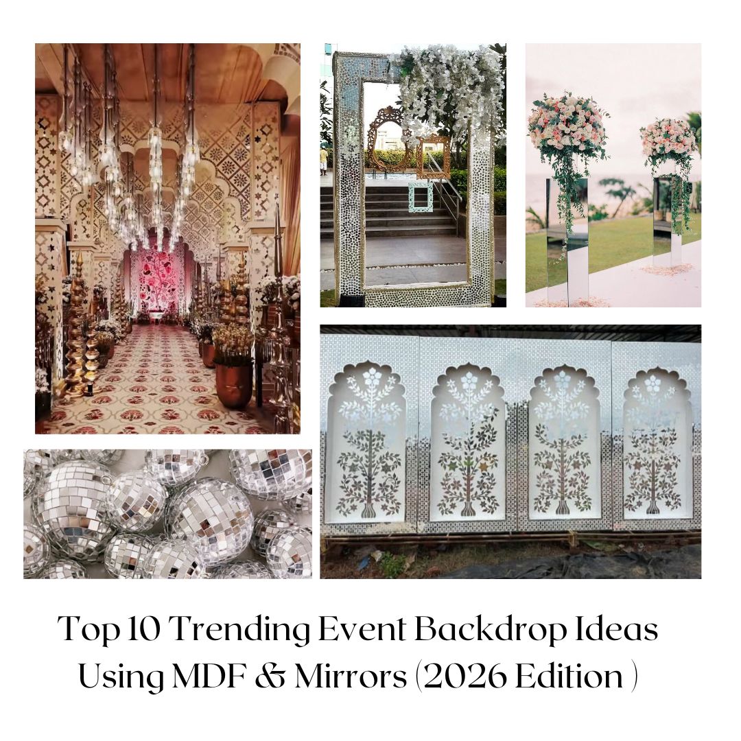 Top 10 Event Backdrop Ideas Using MDF & Mirrors | 2026 Trends – Mirror ...