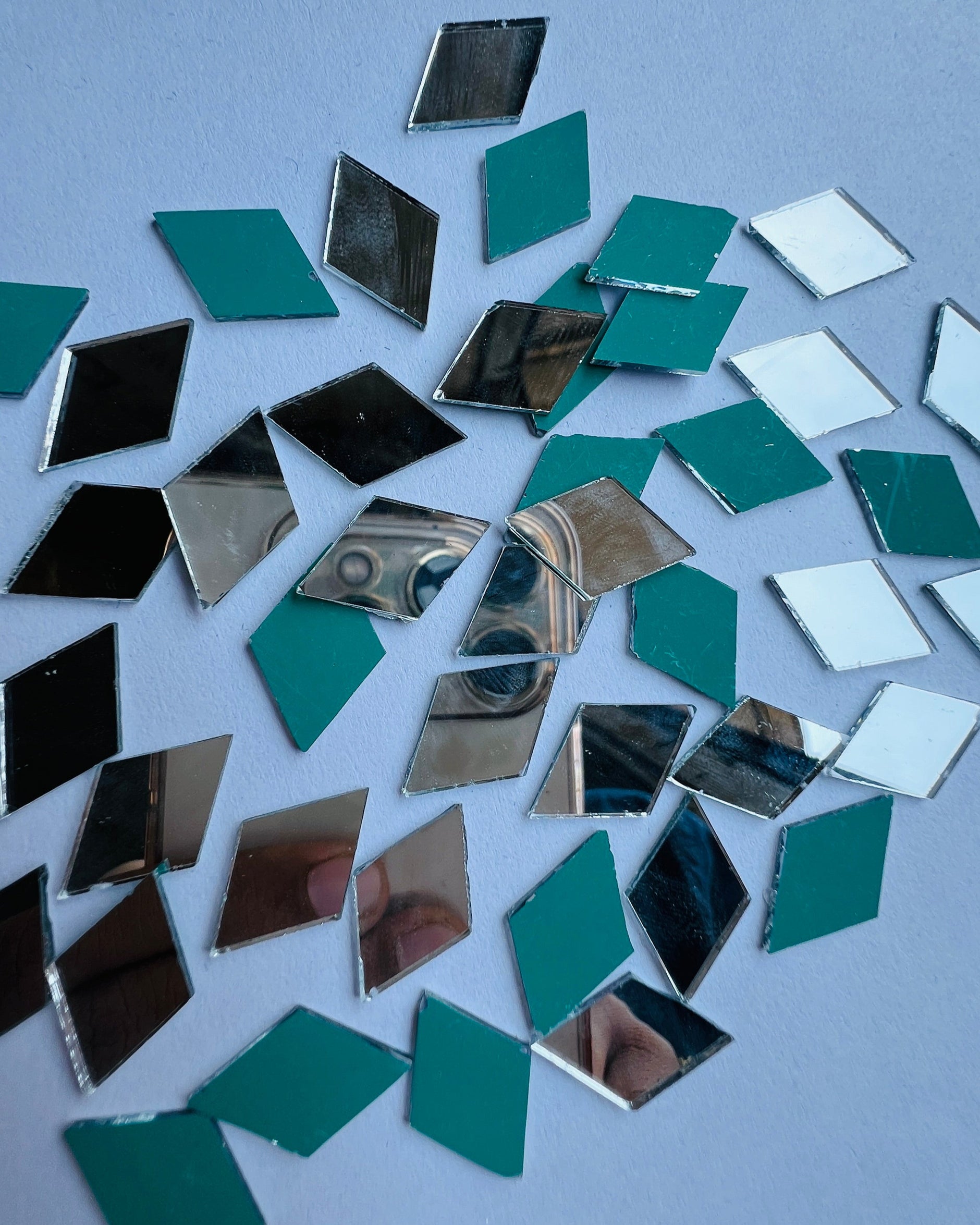 Diamond shape mirrors for lippan art – Mirror Glass World Wide
